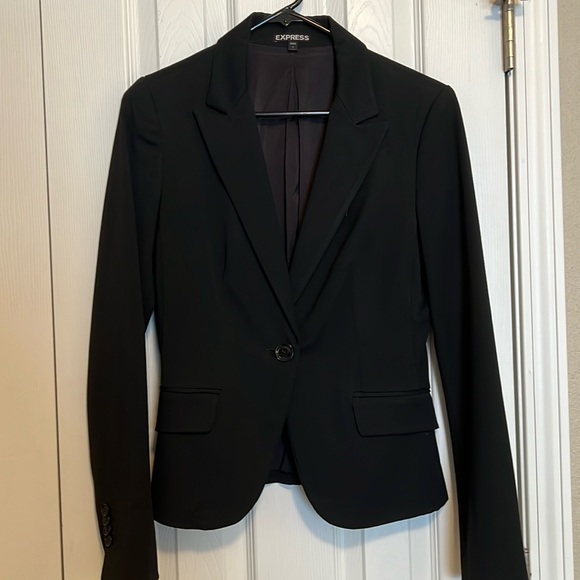 Express | Jackets & Coats | Express Black Suit Jacket | Poshmark